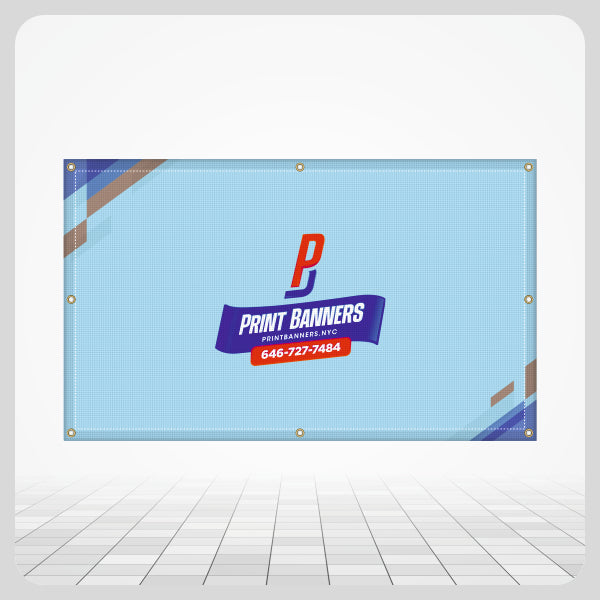 Custom Mesh Banners, Outdoor Mesh Banner Printing NYC, Custom Vinyl ...