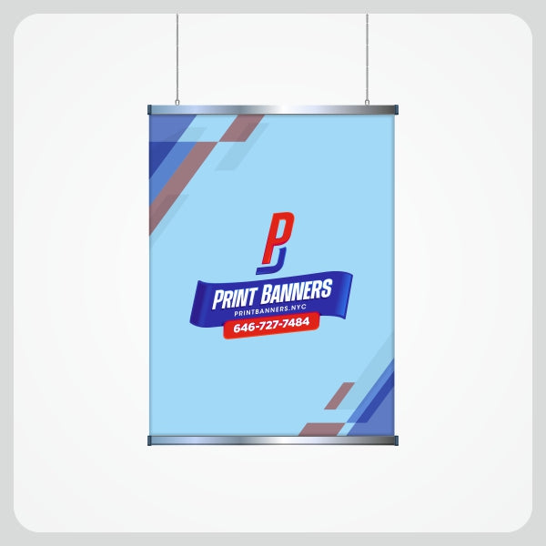 Hanging Sign Ceiling Banner Display New York, Trade Show Hanging ...