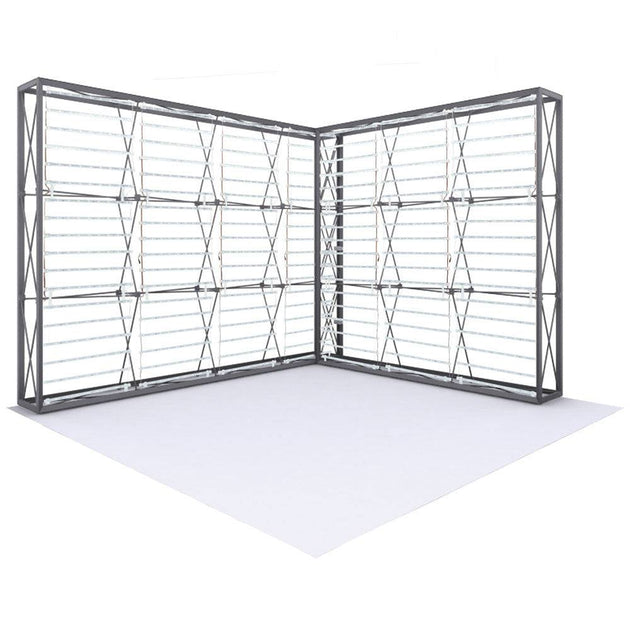 10 ft L-Shape Lumiere Light Wall Configuration B (Hardware Only), Light ...