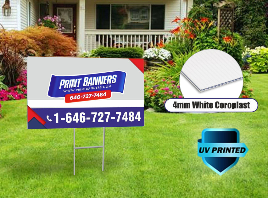 Coroplast Signs In New York | Corrugated Signs | Custom Corrugated ...