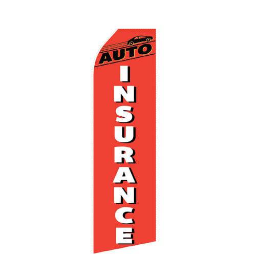 Auto Insurance Econo Stock Flag, Custom Advertising Flag in NYC ...