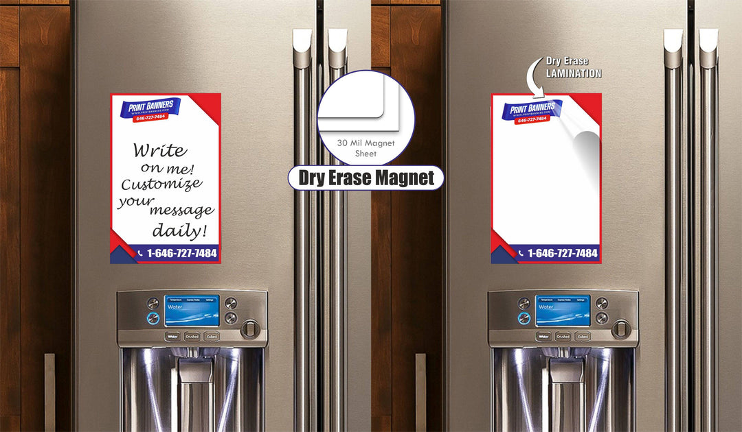Dry Erase Magnet, Magnetic Sheets & Rolls in New York, Custom Peel Off ...