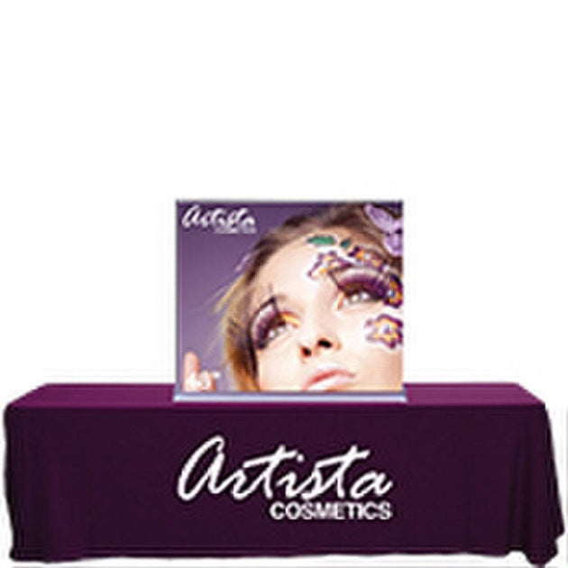 48 in. SilverStep Tabletop Retractable Banner Stand, Custom Tabletop ...
