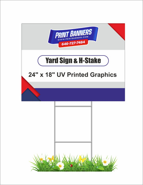 Economy Yard Signs (4mm Corrugated Plastic), Corrugated Plastic Yard ...