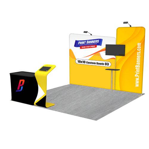 10X10 Custom Booth 03, Trade Show Booth Display, Banner and Signs NYC ...